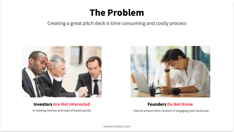 Pitch Deck Problem Slide | How-to Instructions